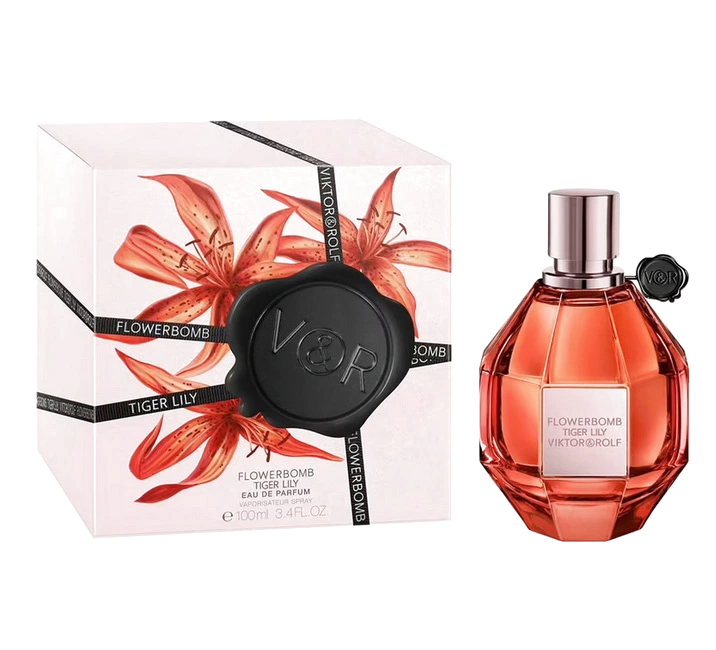 Flowerbomb Tiger Lily 100 мл - парфюм для женщин / Виктор и Рольф Фловербомб Тайгер Лили
