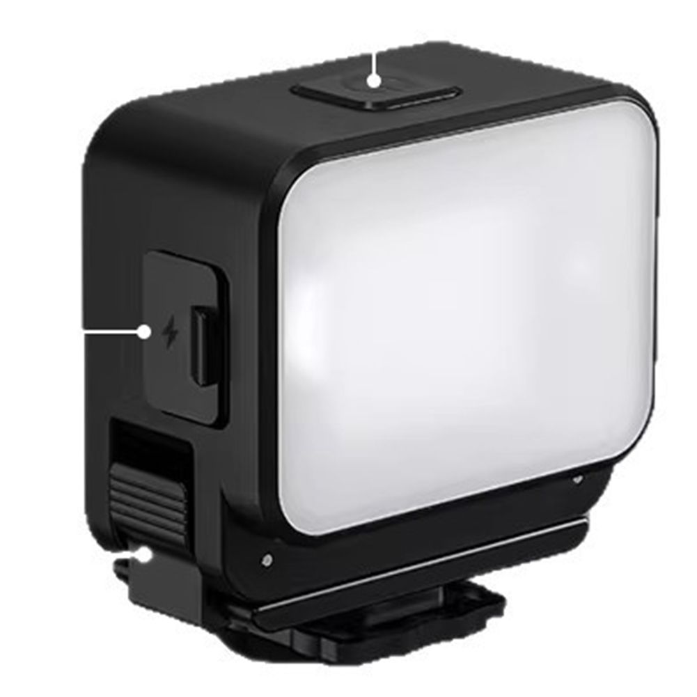 Заполняющий свет для DJI Osmo Nano, магнитный "IPX4" водонепроницаемый светодиодный фонарь / портативный фотофонарь для влогов, стриминга.