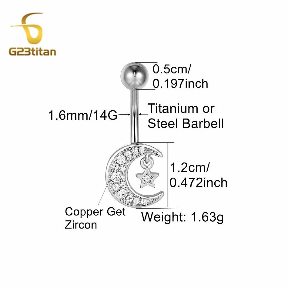 Пирсинг G23titan
