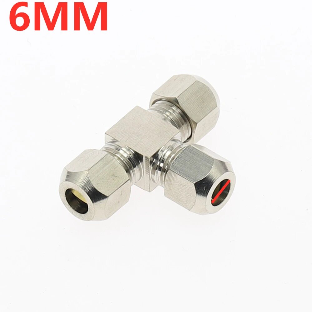 Пневматический фитинг T-образный, Tube 6mm