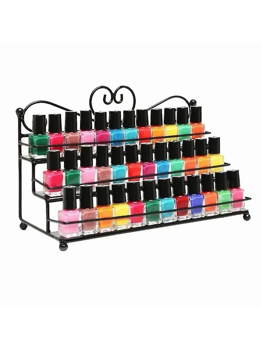 3-х слойная подставка для лака ЦЧерный