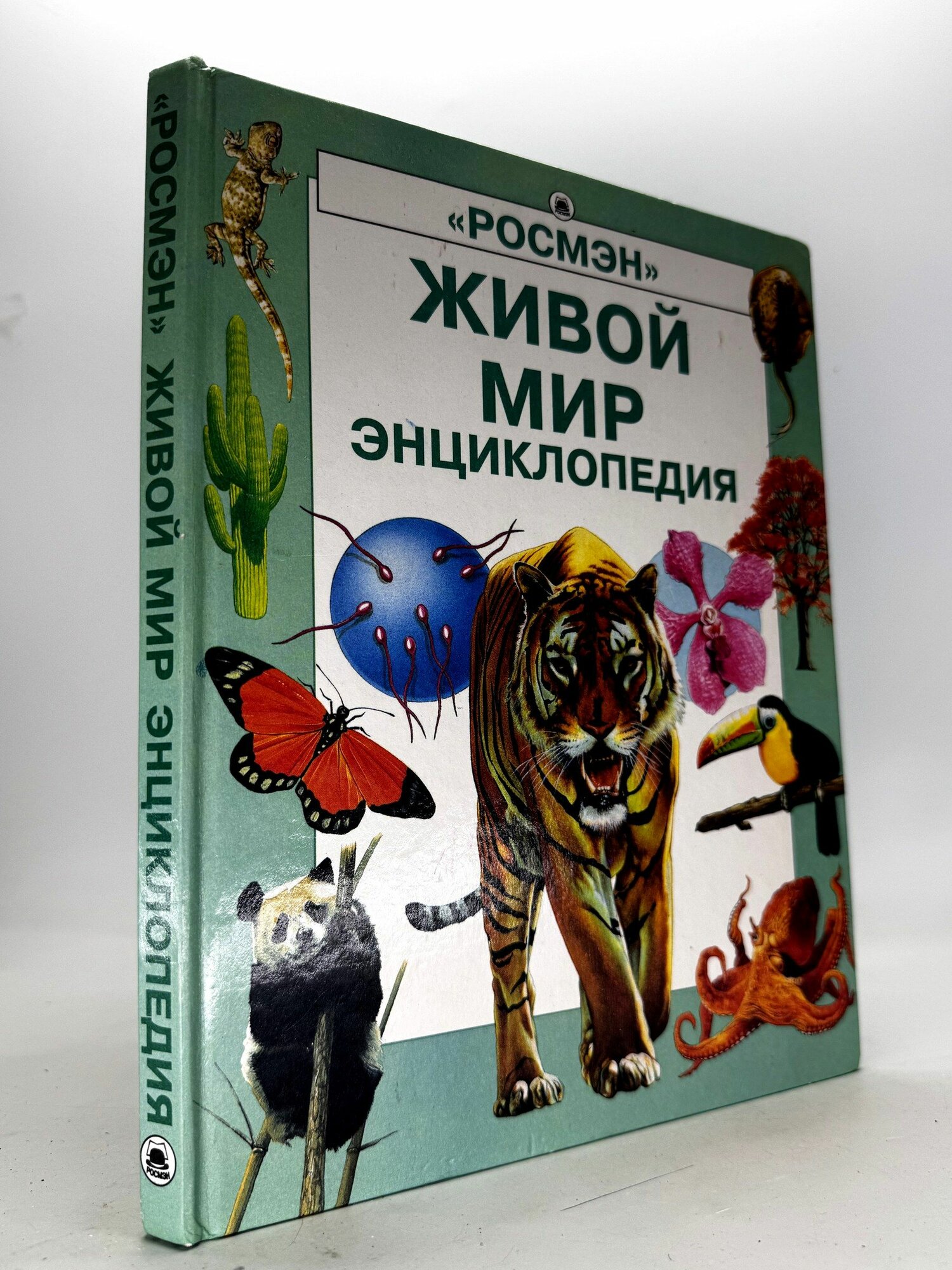 Книга «Живой мир. Энциклопедия», Росмэн, Твердый переплет