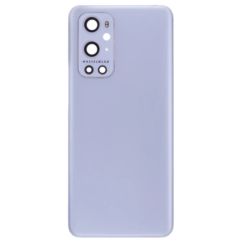 Задняя крышка для OnePlus 9 Pro (LE2121) (серебристый) (в сборе со стеклом камеры)