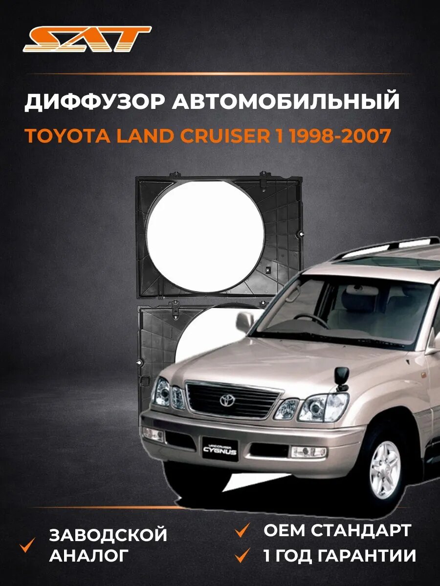Диффузор SAT STTY90200A0 Тойота Ленд Крузер Cygnus 1 Toyota Land Cruiser Cygnus 1 1998-2007