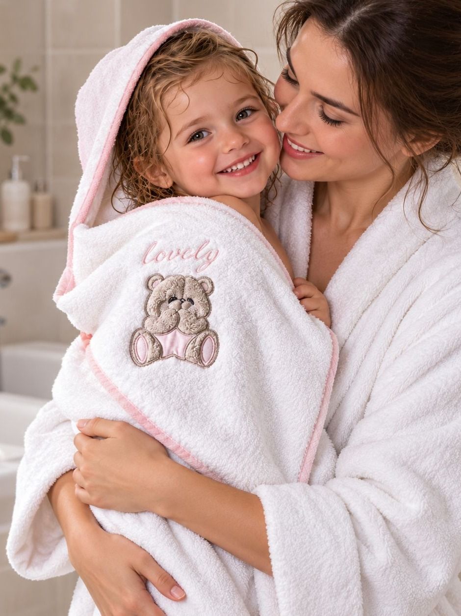 Набор полотенец Tivolyo Home Lovely розовый 2 предмета