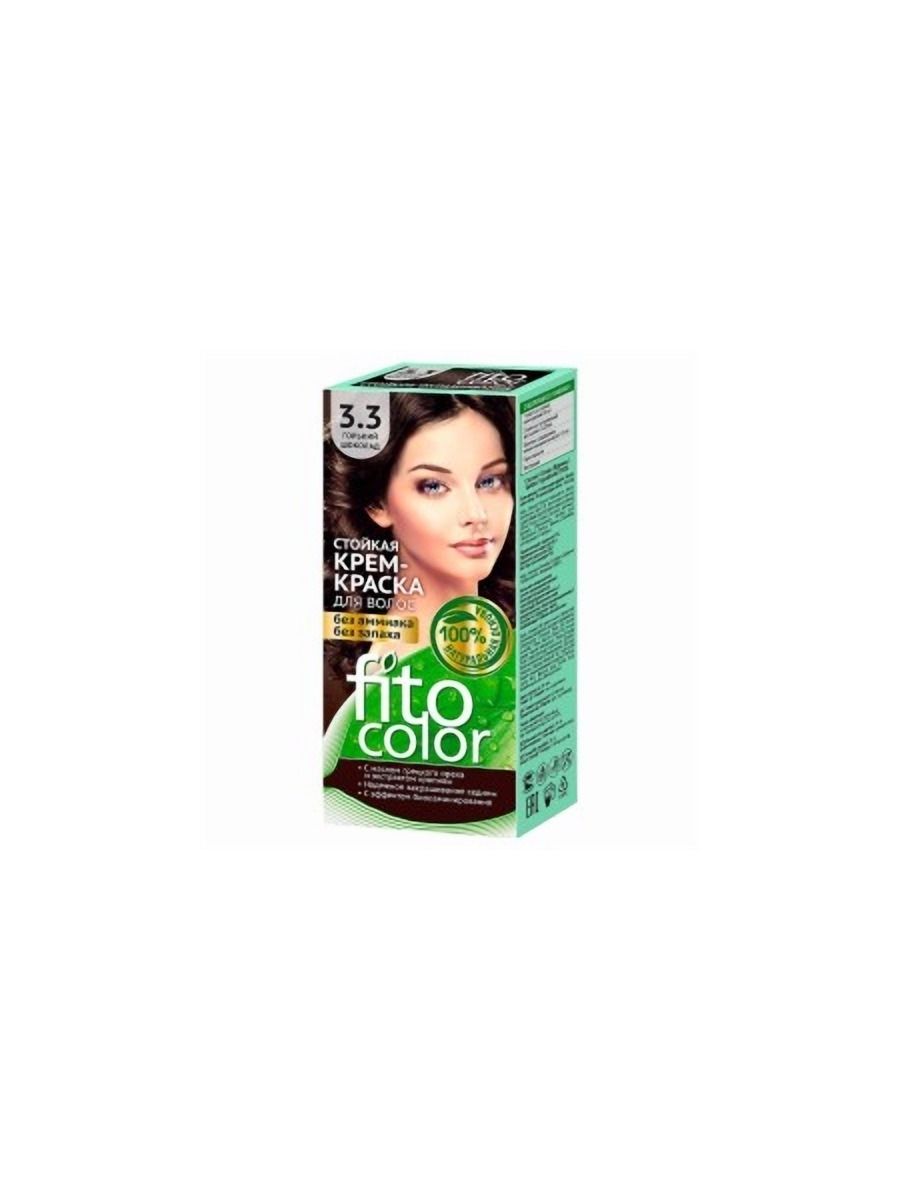Краска для волос Фитокосметик FITO COLOR fitocolor тон 3.3 Горький шоколад, 115 мл