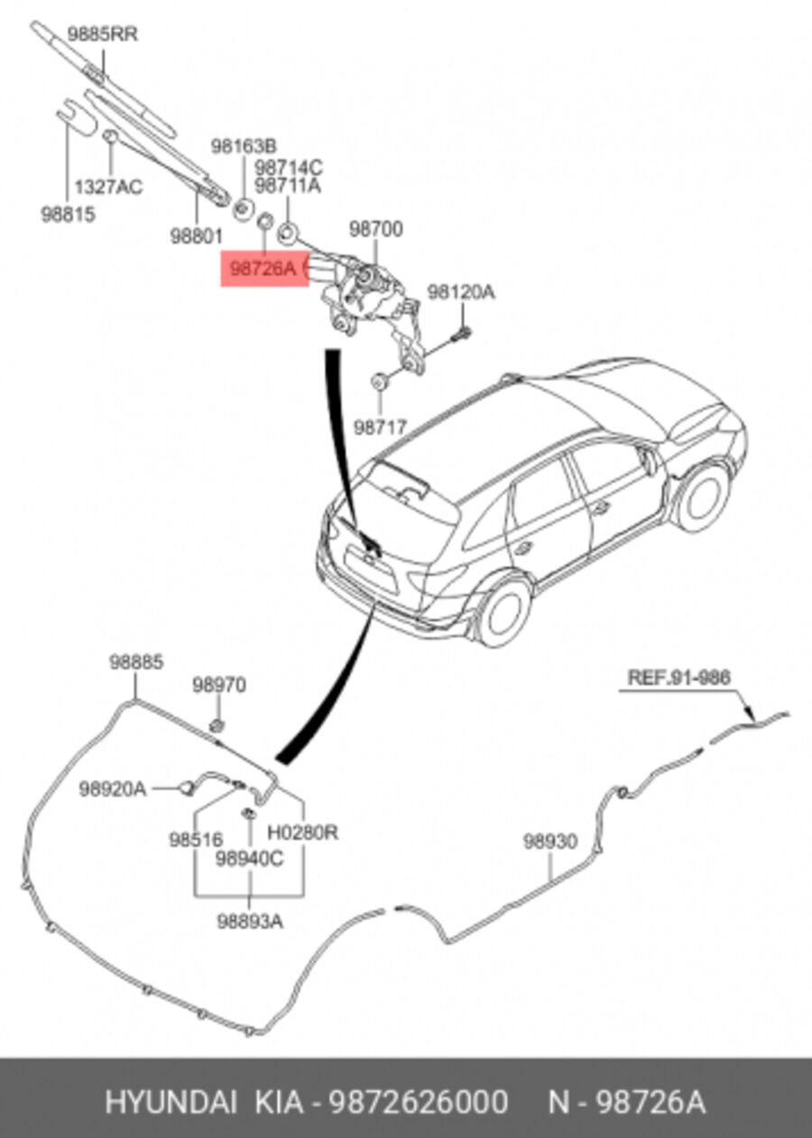 Гайка m10 (Hyundai/Kia 9872626000)