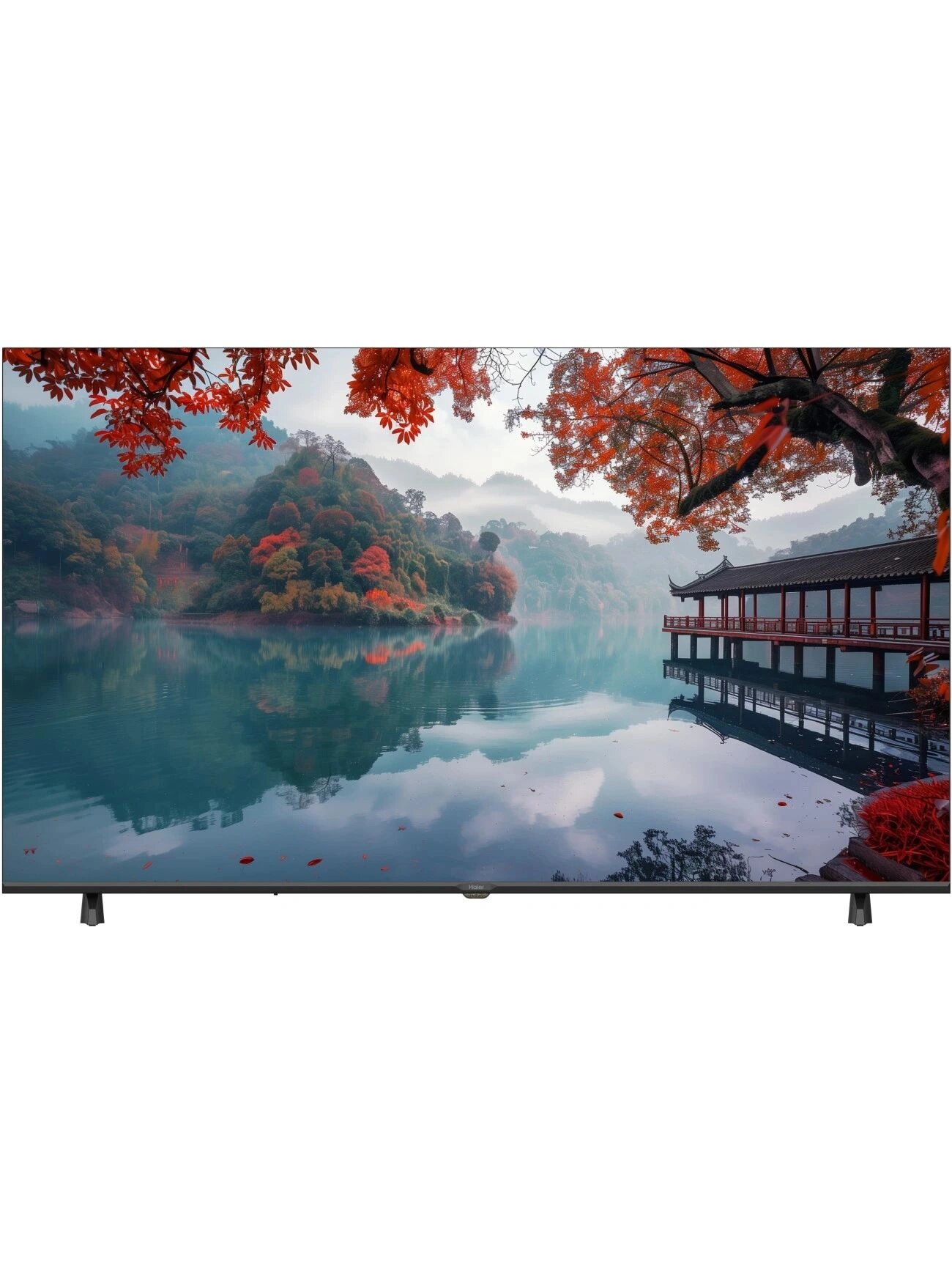 50" (127 см) Телевизор Haier 50 LED H1, черный