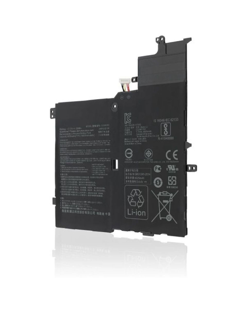 Аккумулятор для Asus (C21N1701) Vivobook S14, S406UA, X406UA, 39Wh, 5070mAh, 7.7V