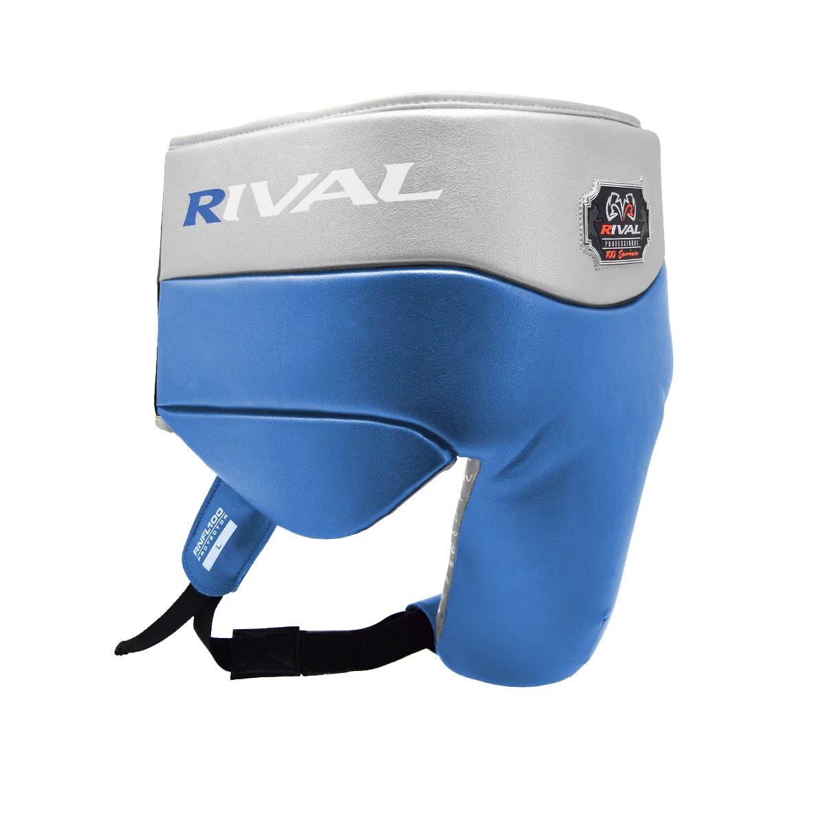 Защита паха боксерская RIVAL RNFL100 PROFESSIONAL PROTECTOR WITH LACES, размер M, синий