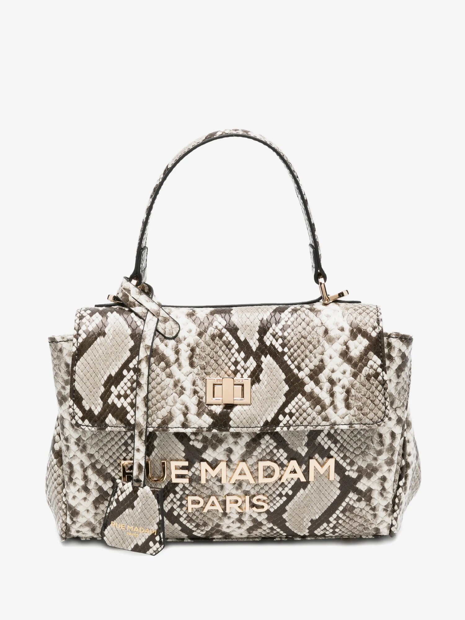 Сумка  XS Lesjours Exotique snake-effect tote bag