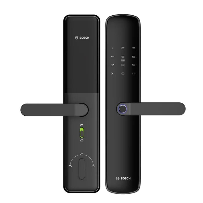 Умный замок электронный BOSCH ID60, для двери 40-100 мм, пароль, карта, отпечаток пальца, приложение