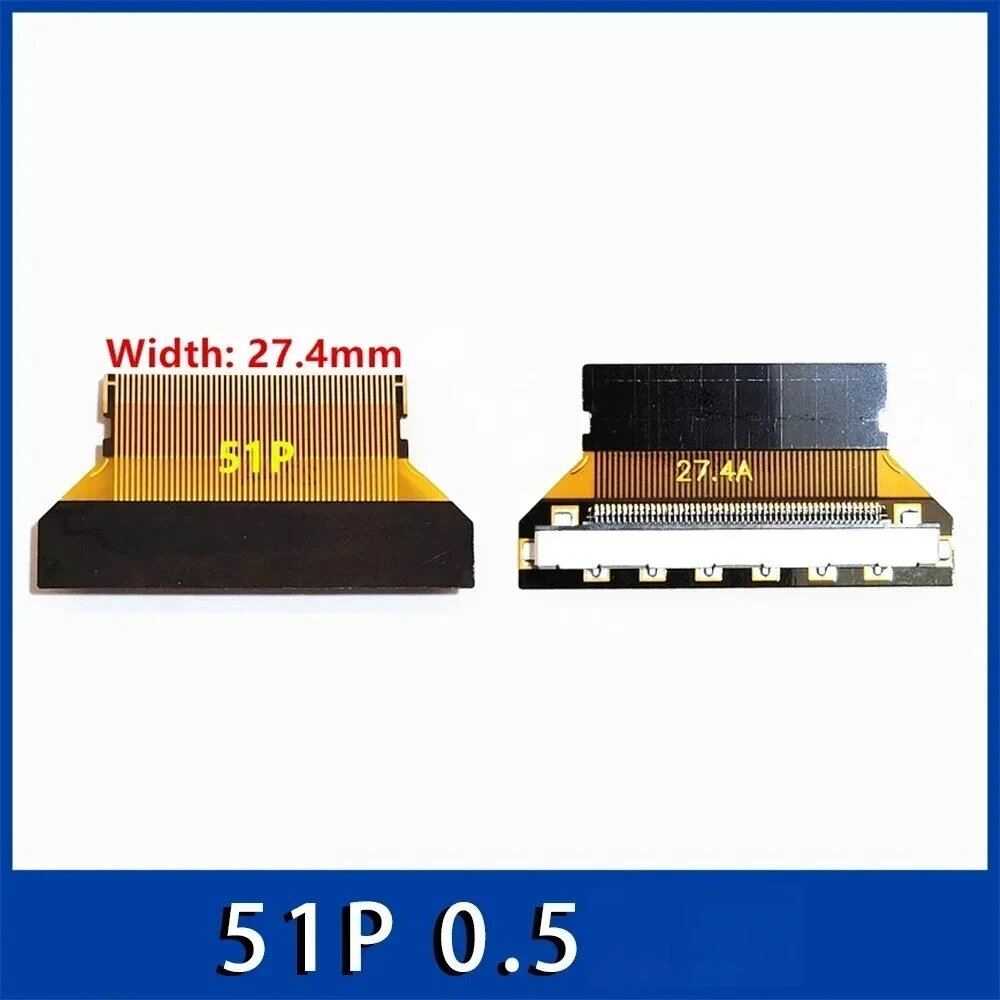 LVDS кабель 51P 27.4мм 0.5MM