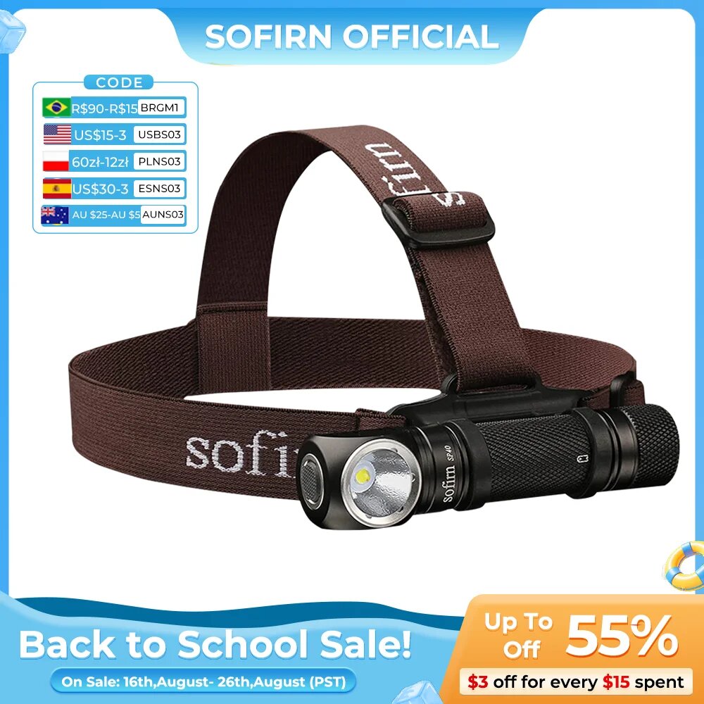 Фонарь налобный Sofirn SP40