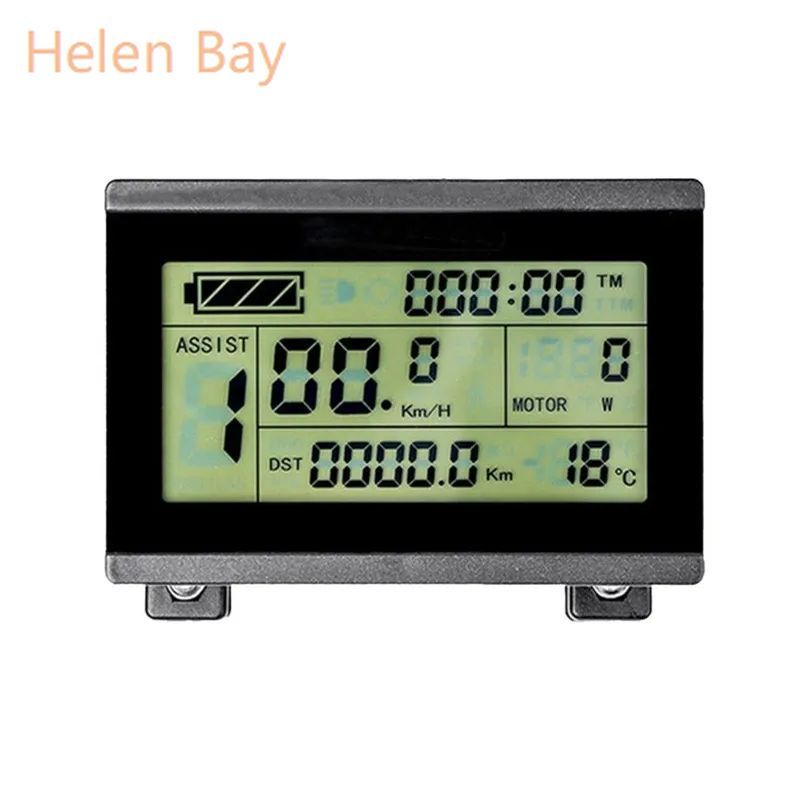 Цветная ЖК-панель приборов для электровелосипеда KT-LCD3 с разъемом SM