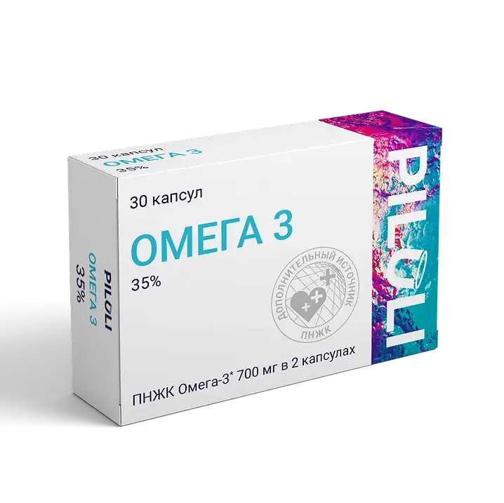 PILULI Омега 3 35%/Океаника Омега 3 35% капсулы массой 1400 мг 30 шт