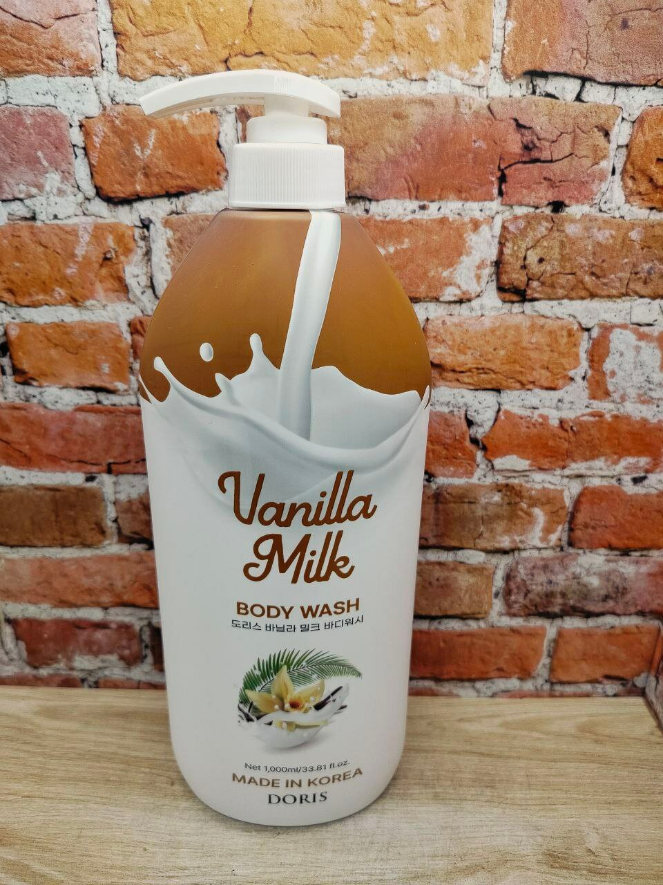 Jigott Doris Body Wash Vanilla Milk Гель для душа Ванильное молочко 1000 мл