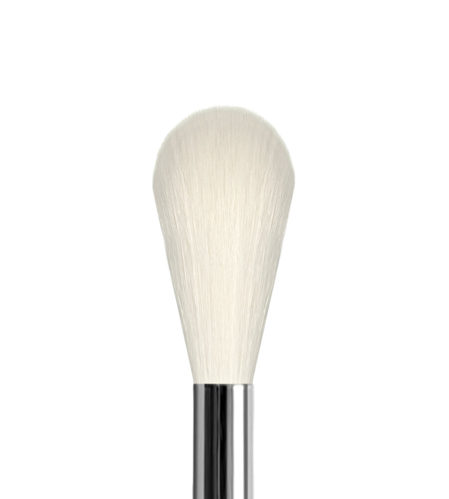 Roubloff beauty Кисть для румян и хайлайтера, из волоса козы, круглая удлиненная №10 (grr10)