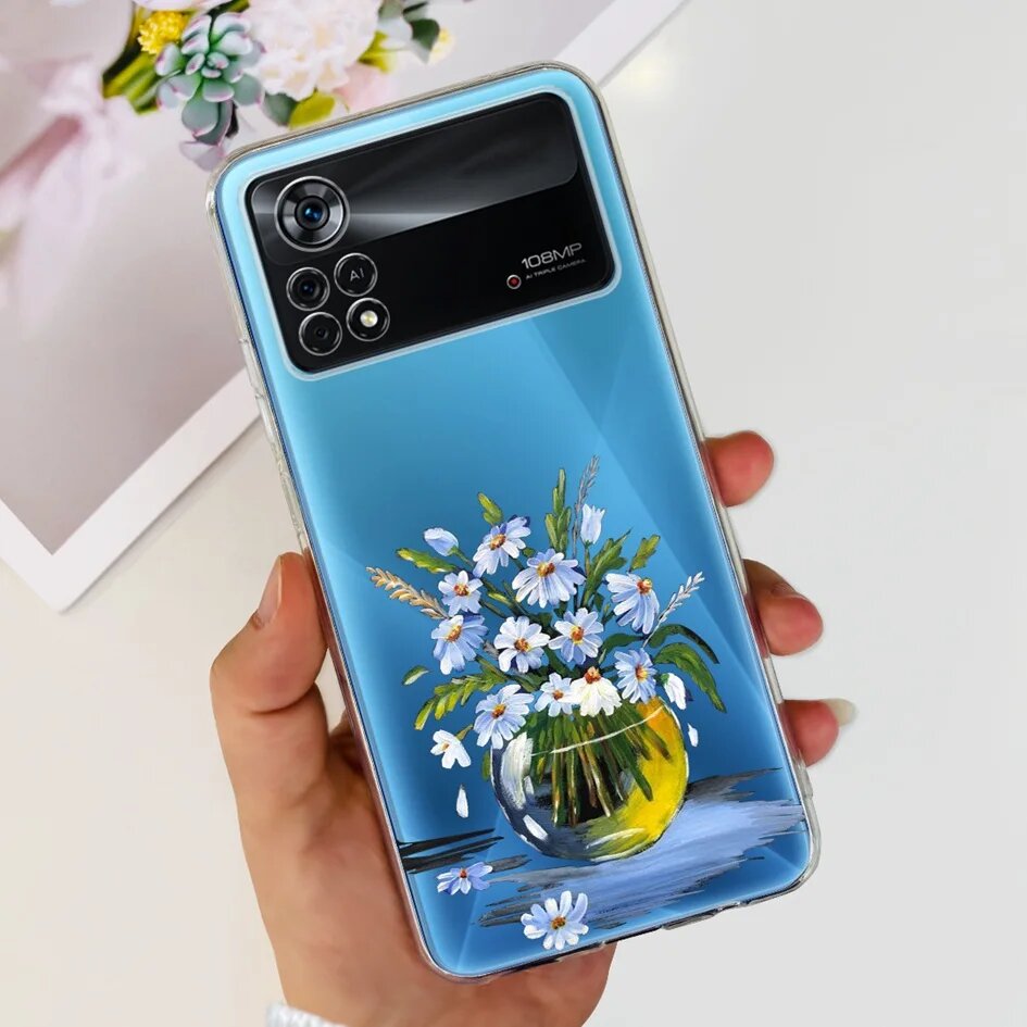Чехол для Xiaomi Poco X4 Pro 5G Case Poco M4 Pro роскошный мраморный силиконовый мягкий прозрачный чехол из ТПУ Для Xiaomi Poco M4 Pro 5G Capa case-c61, For Poco M4 Pro 5G
