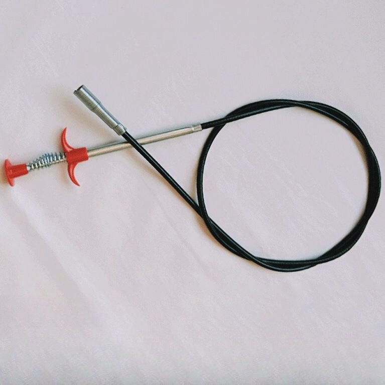 Ершик гибкий для чистки дренажной системы холодильника (длинная щетка-ерш для прочистки форсунок и отверстий, труб, шлангов, водосгонов), 150 см-DKD-CJ0825