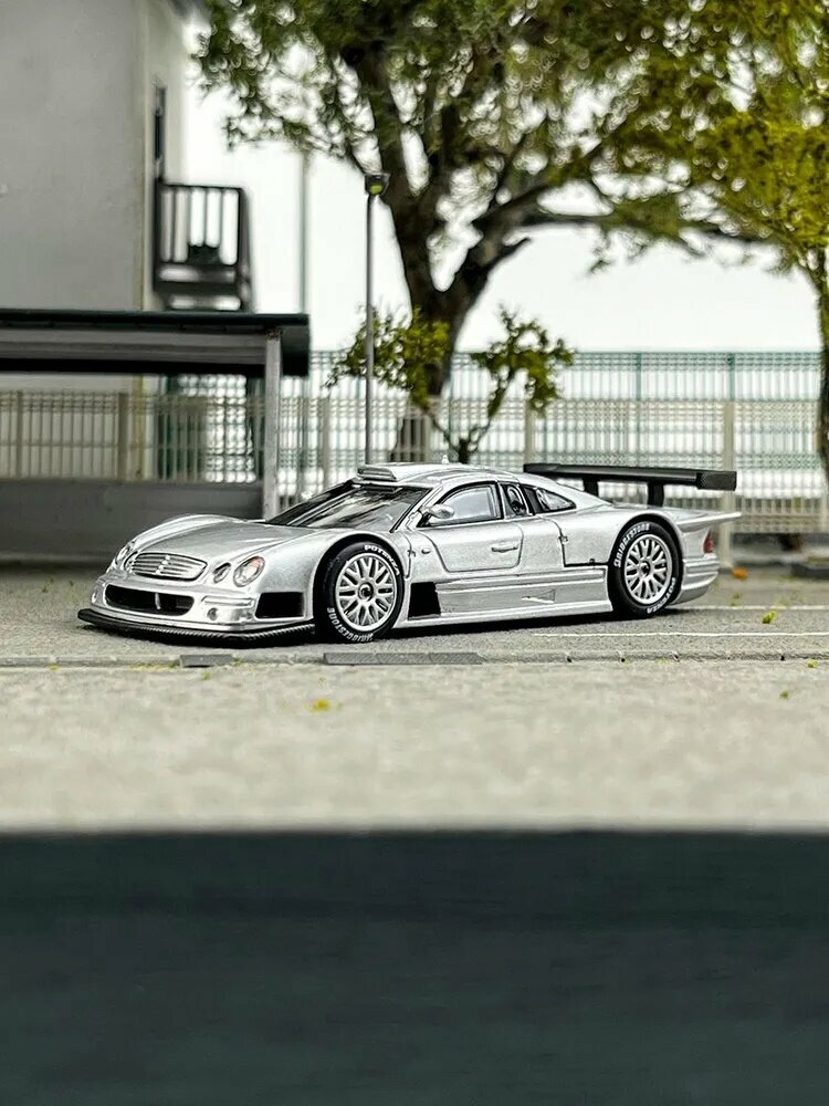POPRACE 1:64 Mercedes-Benz CLK GTR Легковая модель автомобиля