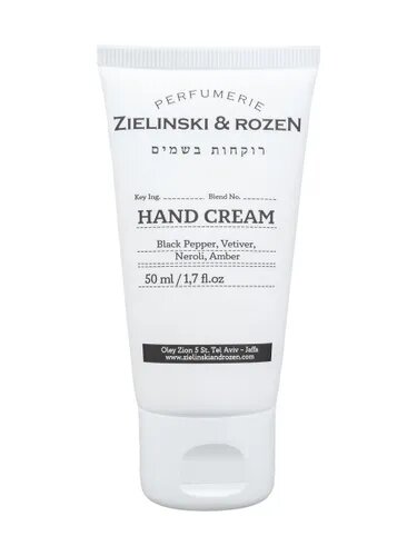 Zielinski & Rozen Крем для рук Черный перец, Ветивер, Нероли, Амбра, для всех типов кожи (50мл)