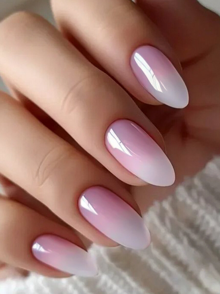 Накладные ногти корейские в школу y2k острые