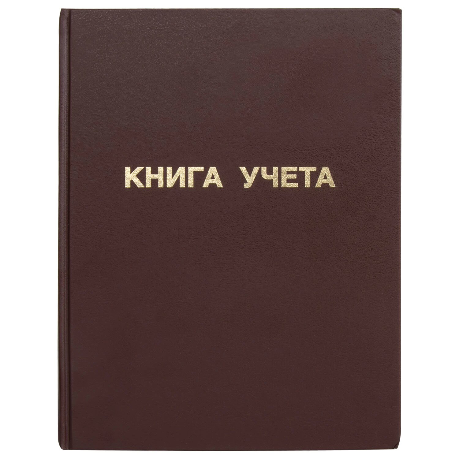Книга учета 96 л, клетка, твердая, бумвинил, блок офсет, А4 210265 мм, STAFF, 130042