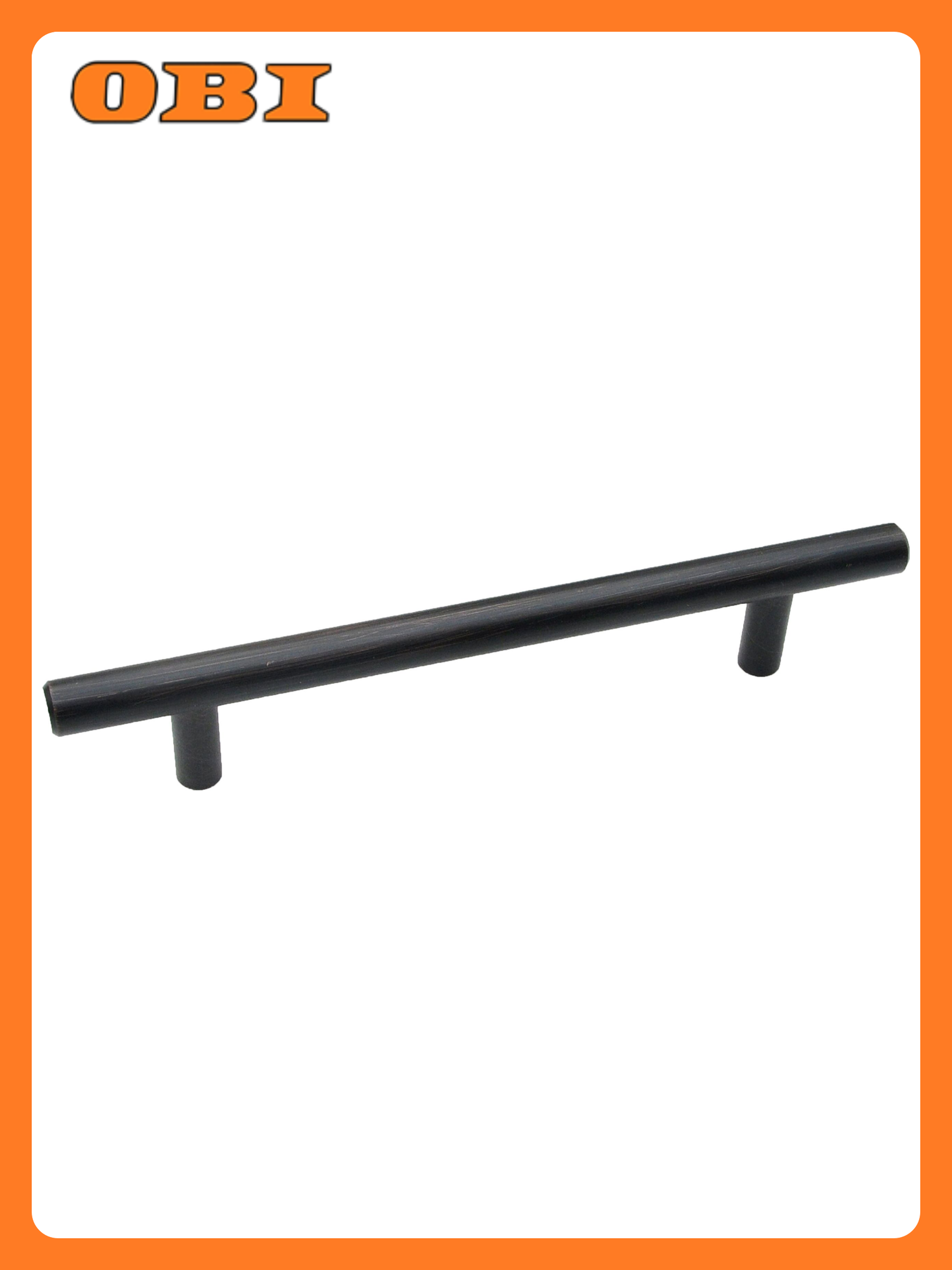 Мебельная ручка JET 104 м. ц. брашированная античная медь 192 мм