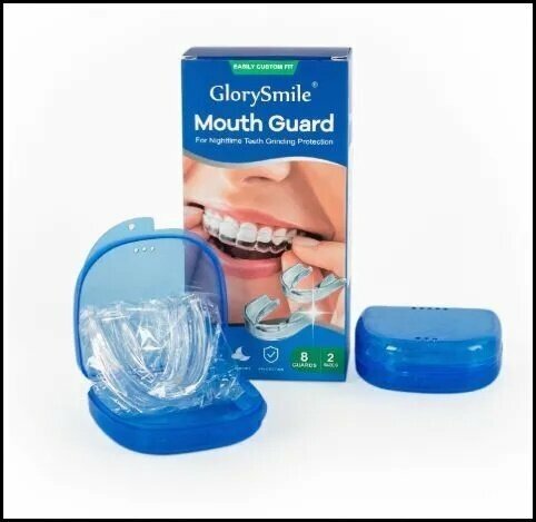 Многофункциональная термопластичная капа для зубов защита от бруксизма, храпа и для выравнивания прикуса