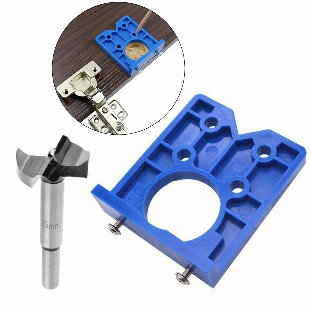 Зажим с отверстием 35 мм, используемый для инструмента карманного зажима для крепления дверных петель мебельного шкафа