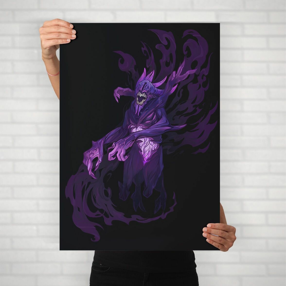 Плакат на стену для интерьера Dota 2 (Bane 2) - Постер по игре формата A2 (42х60 см)