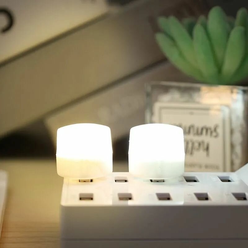 Струнный светильник "Универсальные бобышки", USB, мягкий свет, 1Вт, 10шт — фото 1