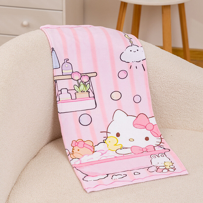 Детские полотенца из хлопка с начесом, толстые, с мультяшным рисунком, банные полотенца для детей, впитывающие полотенца для лица, полотенца для рук, полотенца для вытирания пота, пляжные полотенца.