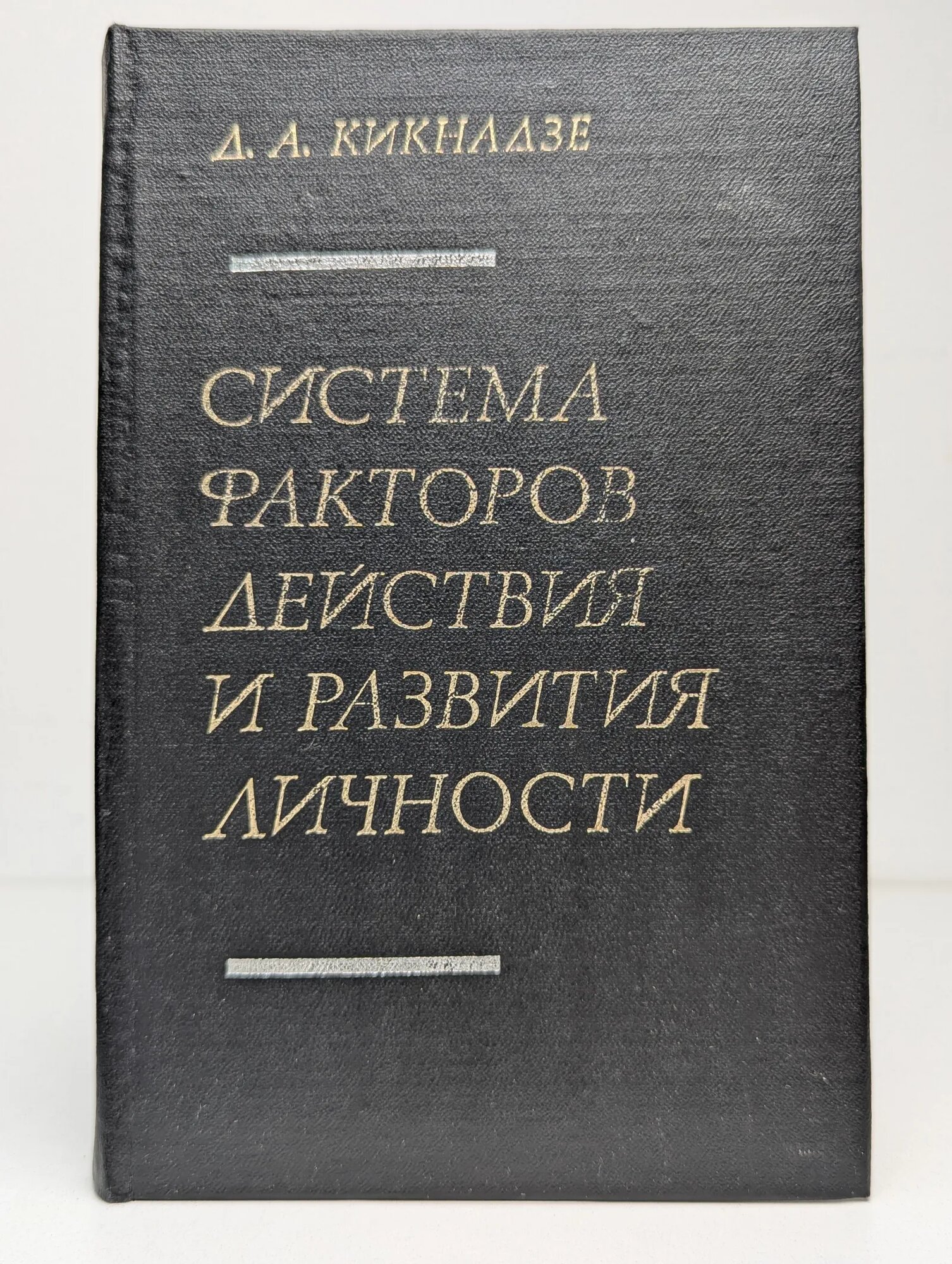 Система факторов действия и развития личности Кикнадзе Димитрий Александрович 1982