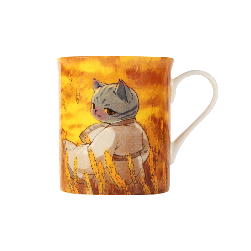 Костяной фарфоровая кружка Малый полный — ручная работа, керамическая чашка для чая и кофе, подарок на праздник для