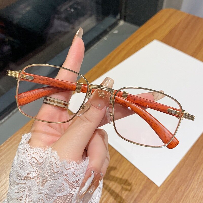 Style Очки солнца УФ Деревянная Рама Квадрат Туризм/98106