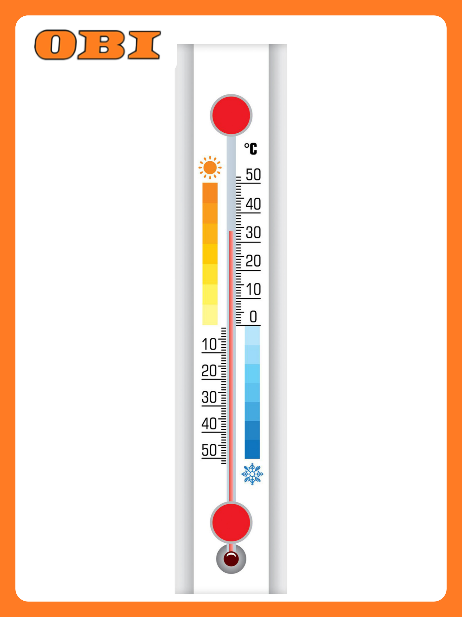 Термометр жидкостный GARDEN SHOW Солнечный зонтик оконный 10х27 см