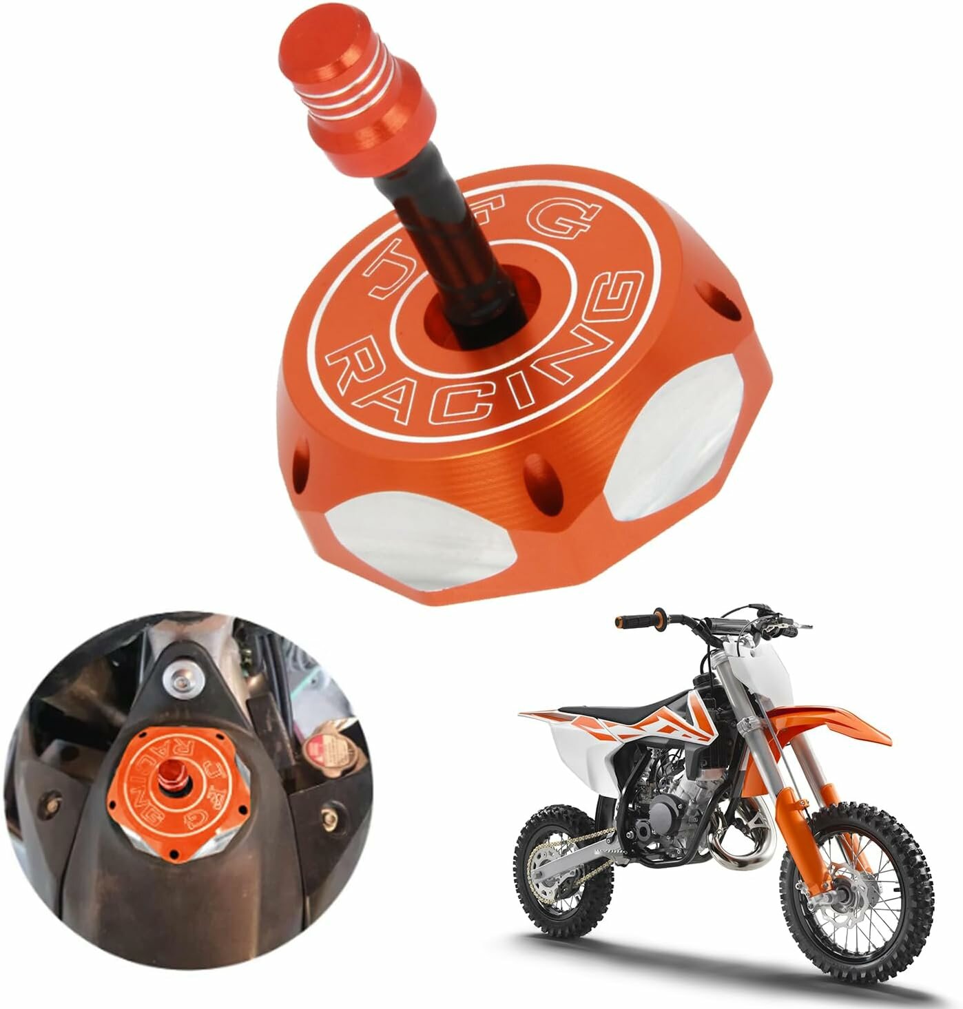 Крышка бака на питбайк мотоцикл эндуро для SX SXR MXC EXC EGS LC4 RXC SMR SXC SMC 50 85 105 125 200 250 300 380 400 450 520 525 560