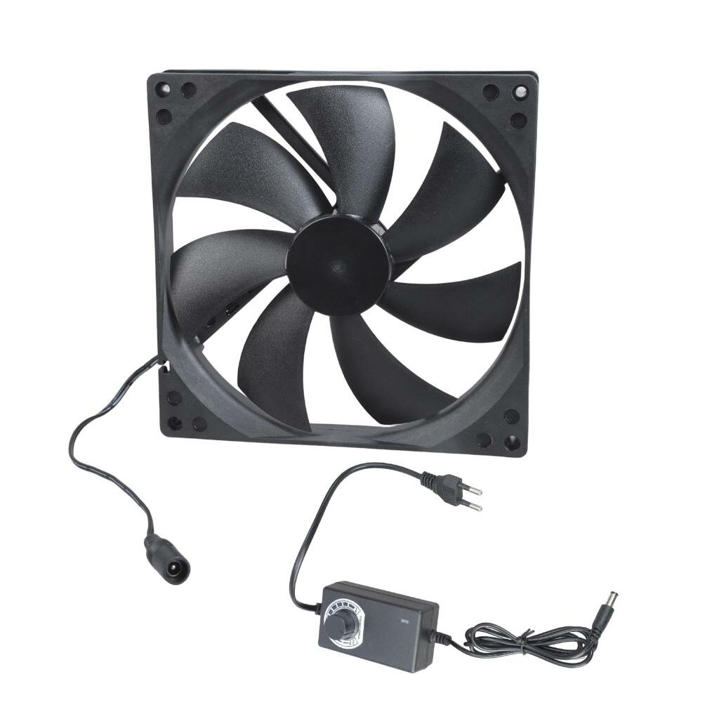 25мм тонкий вентилятор 180мм 12В