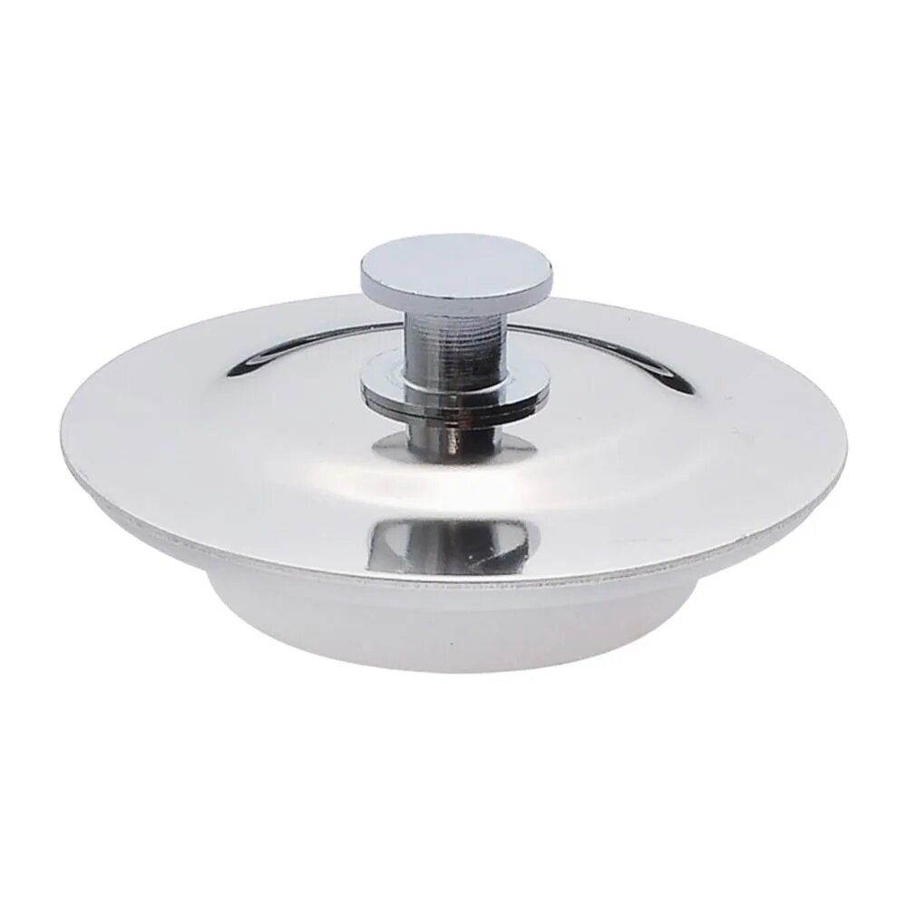 Универсальная пробка для ванны, диаметр 40 мм, пробка из нержавеющей стали, регулируемое резиновое уплотнительное кольцо, Сменные аксессуары для ванной комнаты