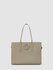 Сумка тоут Karl Lagerfeld K/LUNA TOTE, фактура зернистая, серый