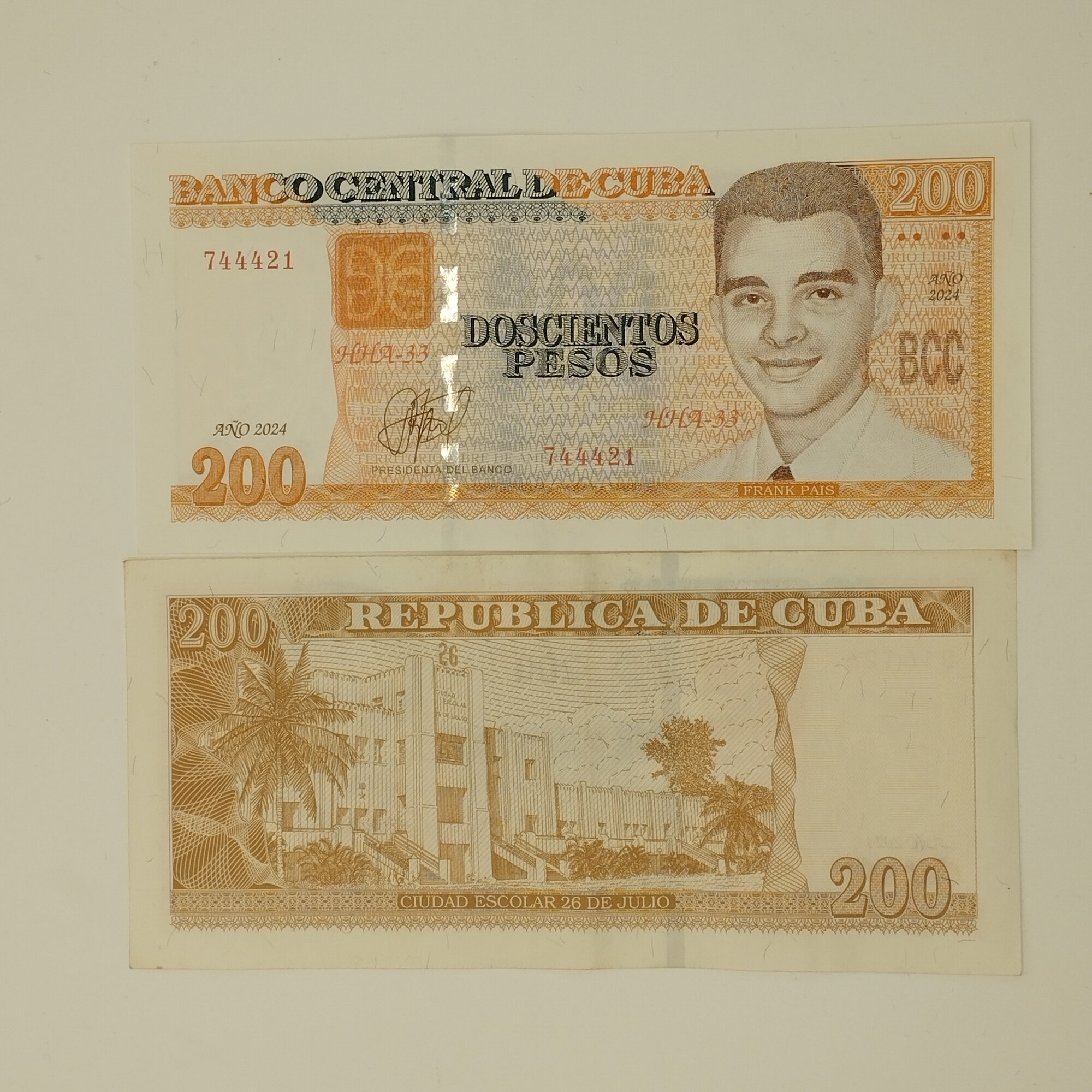 Банкнота. Куба. 200 песо. 2024. Франк Исаак Паис Гарсия. UNC/PRESS. P-130