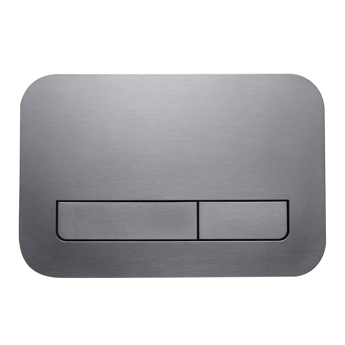 Кнопка смыва Vincea VFP-201GM, 2-х режимный слив, цвет вороненая сталь