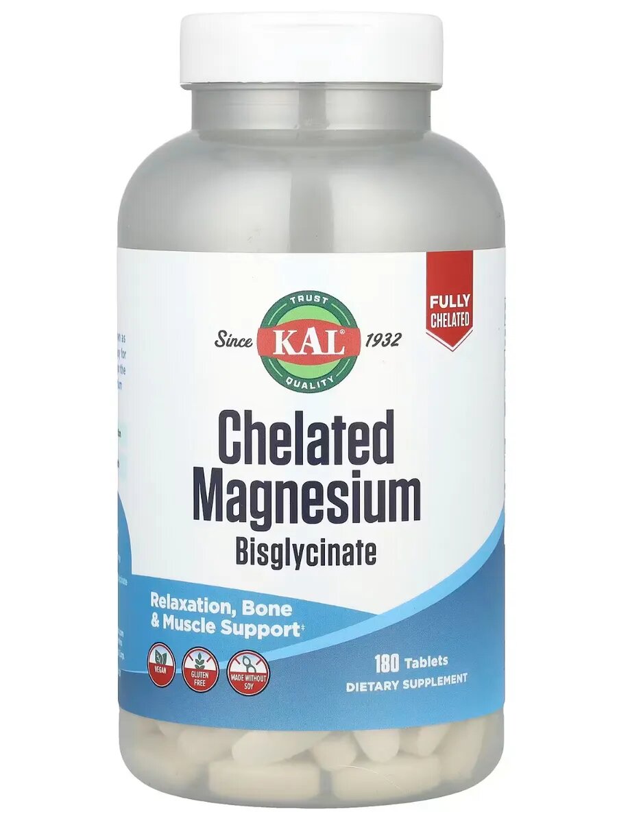 Chelated magnesium bisglycinate магний сша
