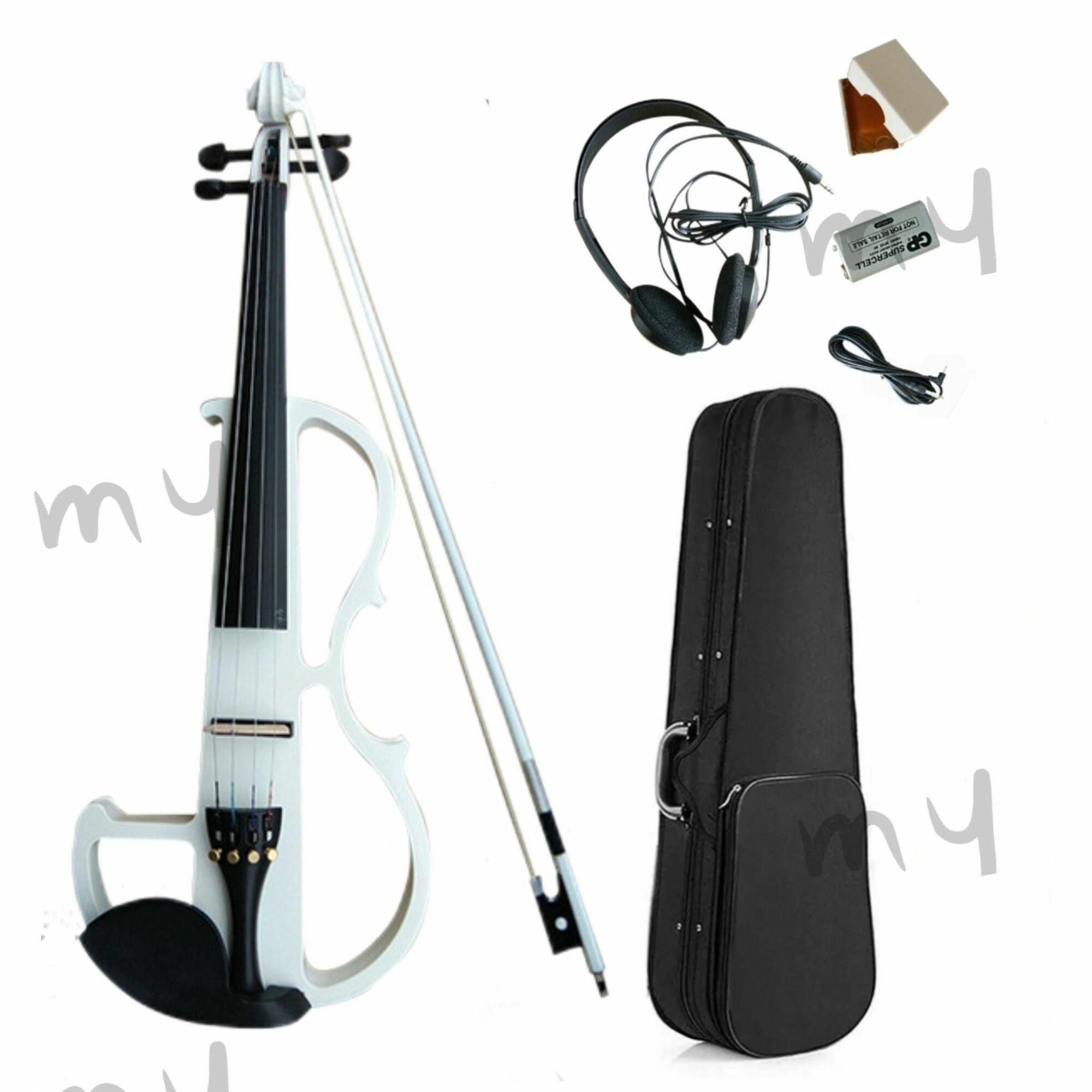 Электроскрипка размер 4/4, белоеw