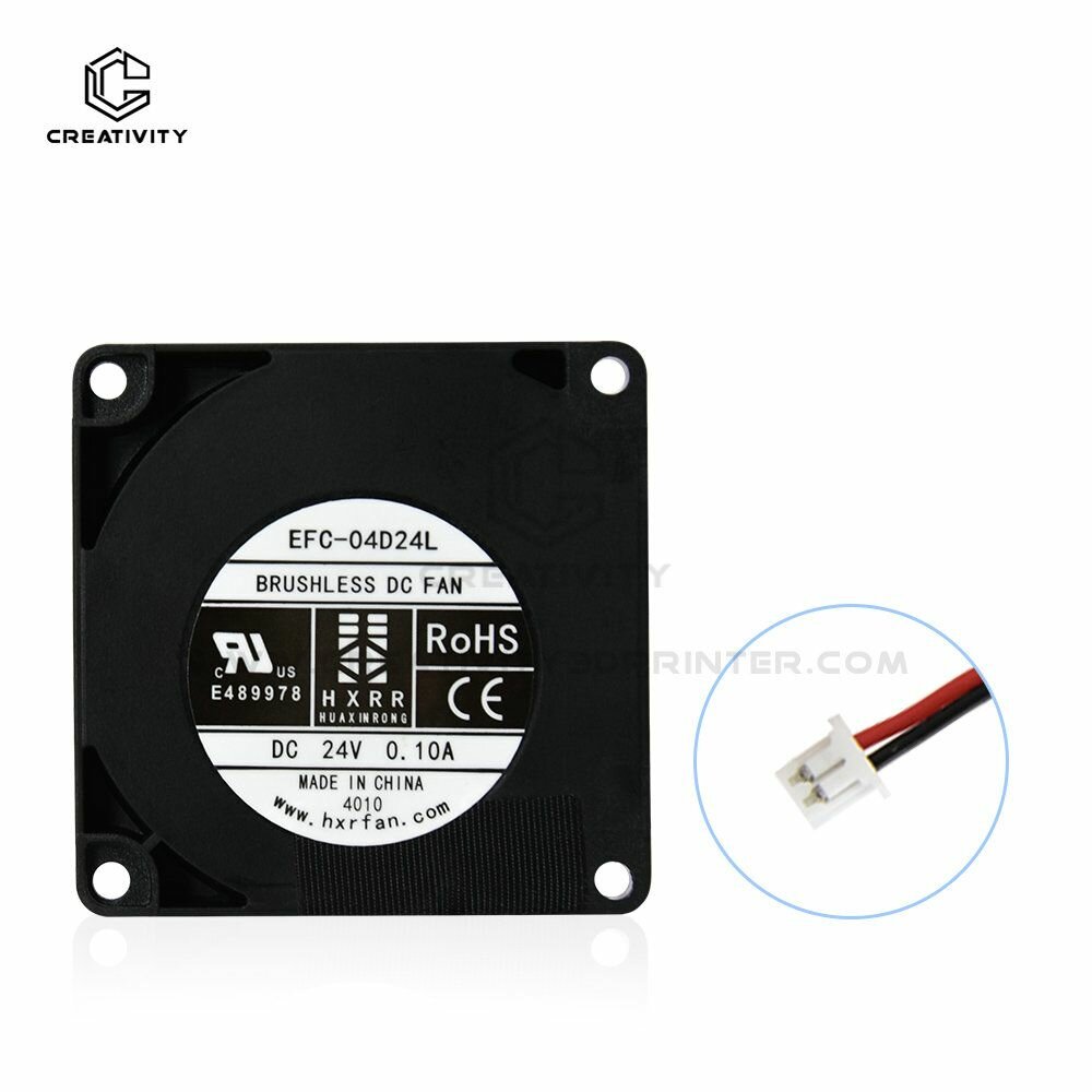 Вентилятор хотэнда 4010 для 3D-принтера, охлаждающий вентилятор 24В 10000 об/мин для Ender3 V3 SE и совместимых моделей, замена и апгрейд 1ШТ