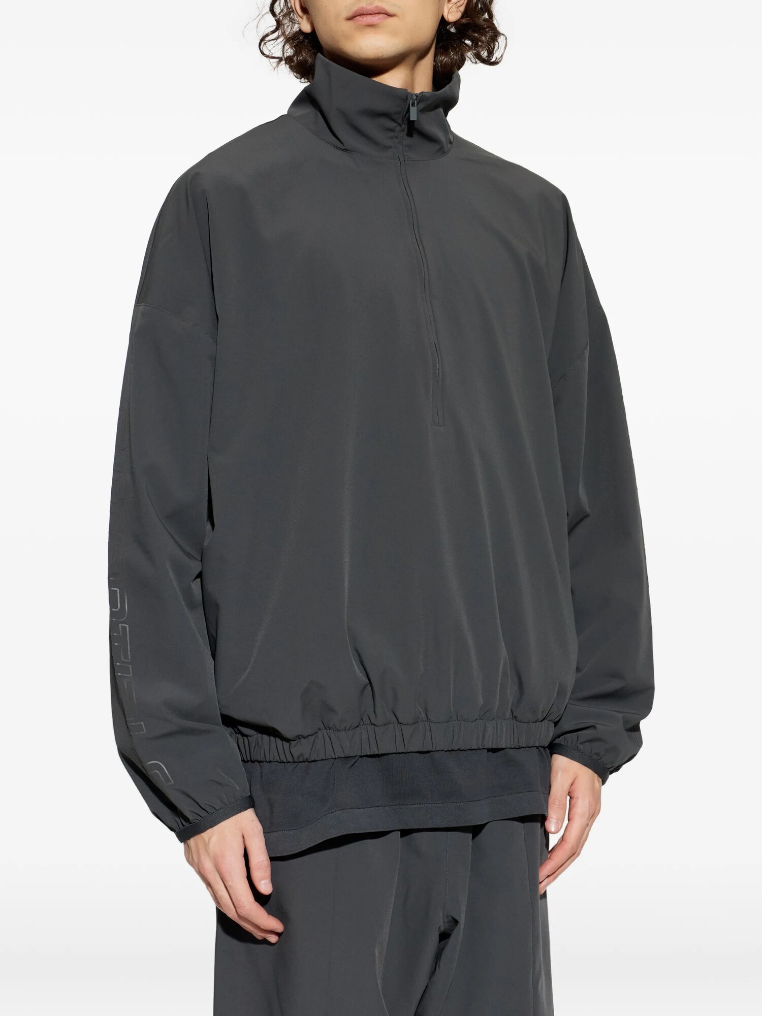 Толстовка FEAR OF GOD Half-zip sweatshirt, размер 48, , grey — фото 1