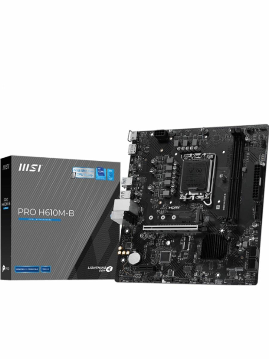 Материнская плата MSI PRO H610M-B