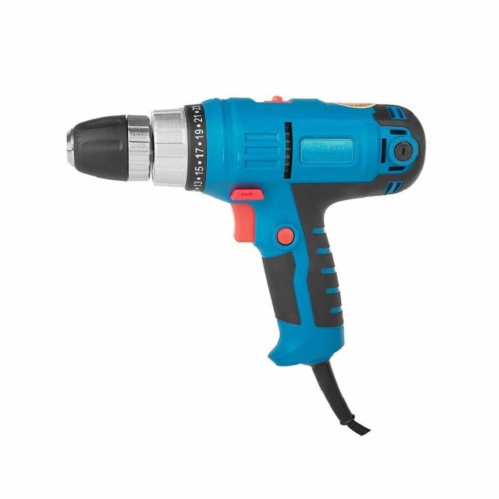 Дрель-шуруповёрт Sturm сетевая, быстрозажимной патрон, 10 мм, 450 Вт, реверс